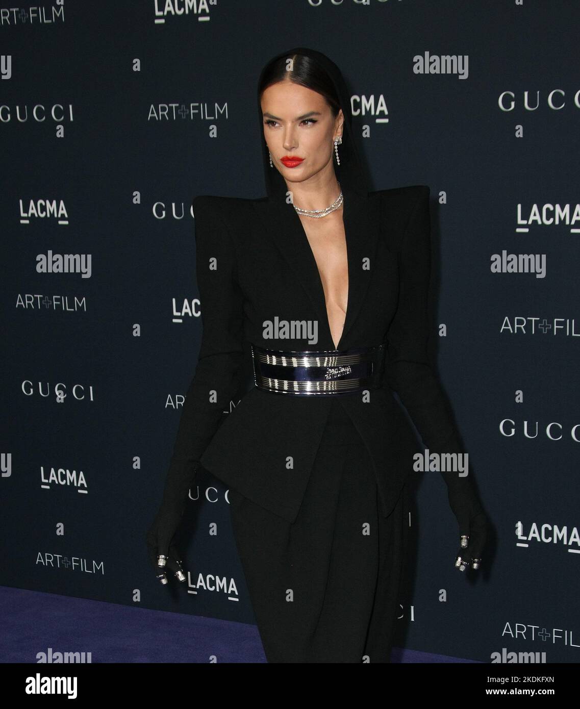 Alessandra Ambrosio attends the 2022 LACMA ART FILM GALA Presented By Gucci at Los Angeles ...