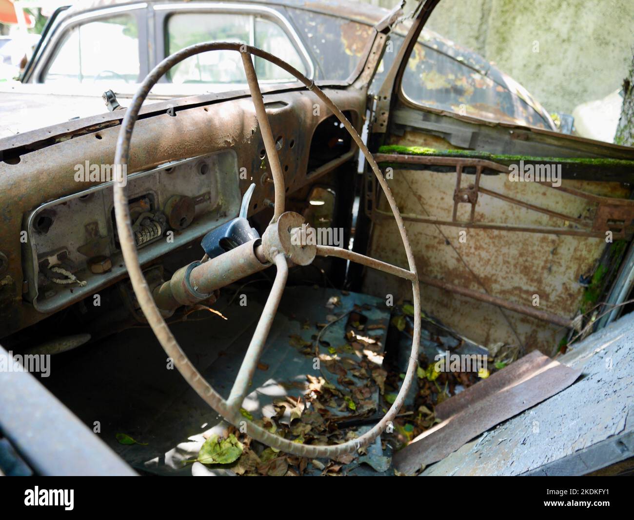 Dump car interior hi-res stock photography and images - Alamy