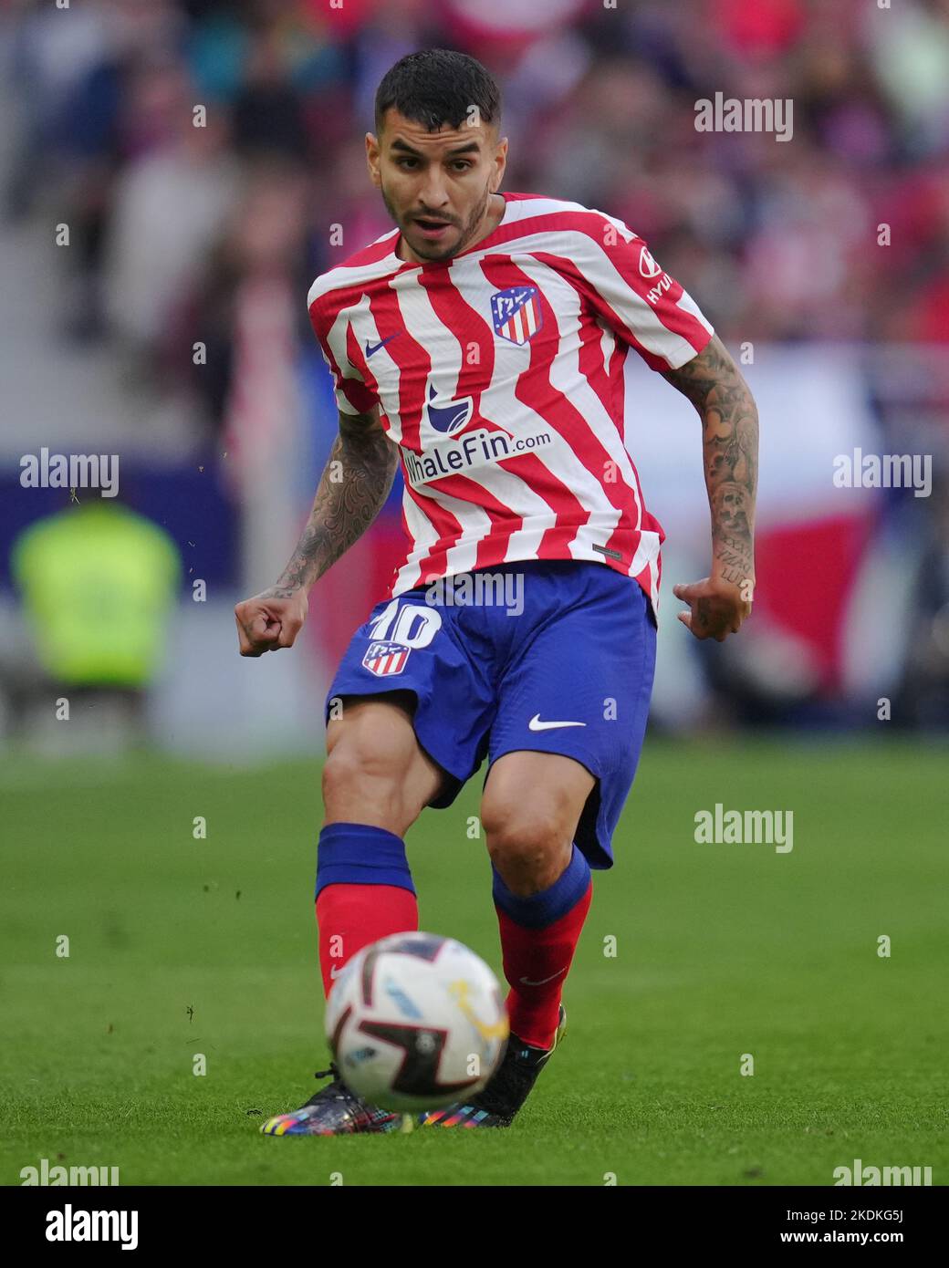 Angel Correa of Atletico de Madrid during the La Liga match between ...