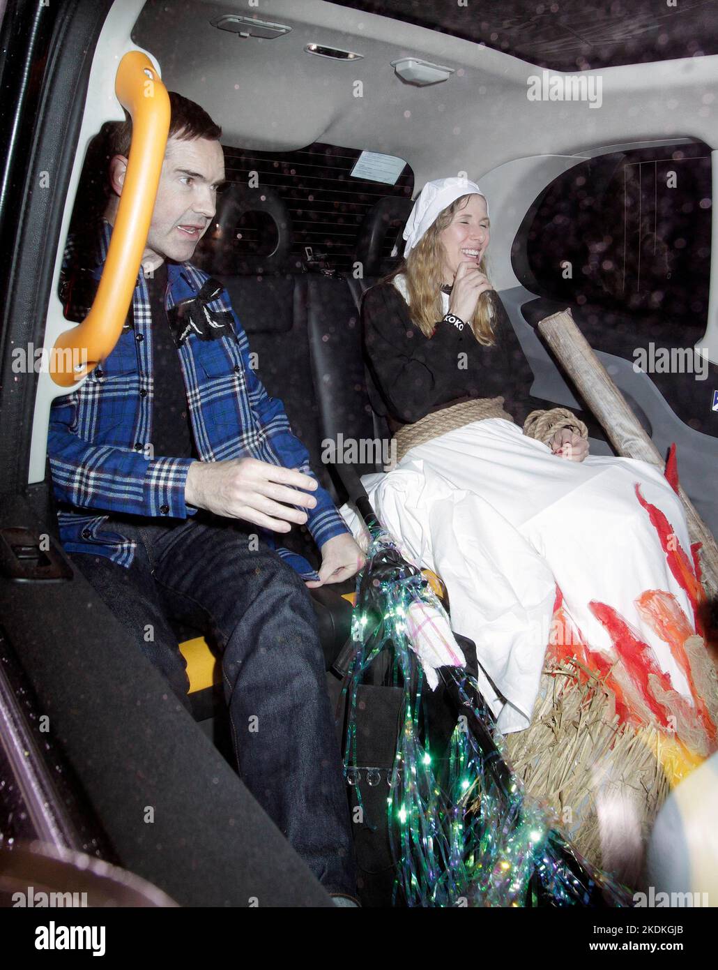 Jimmy carr and wife at kook’s for Jonathan ross party 31/10/2022 blitz ...