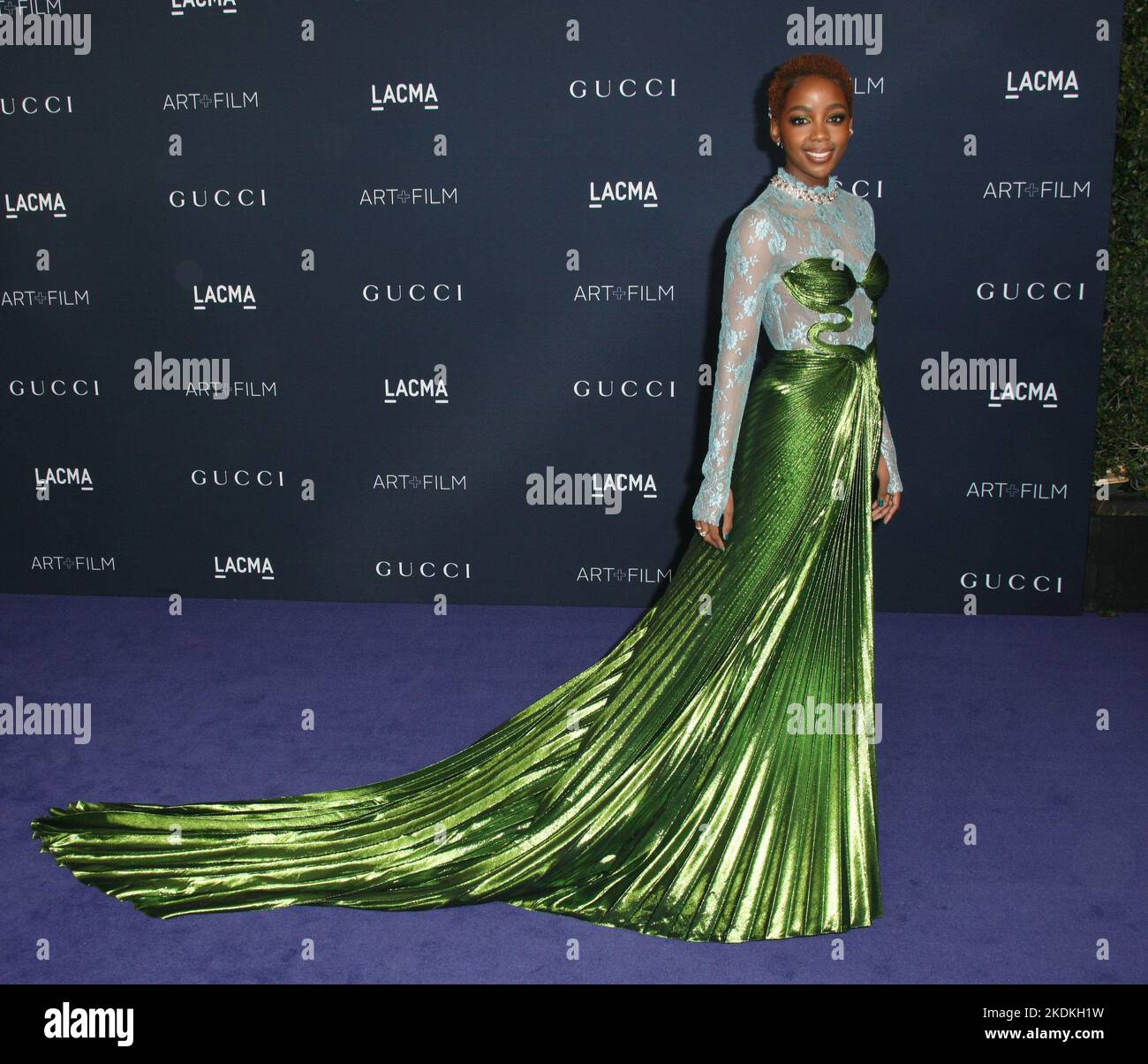 Thuso Mbedu attends the 2022 LACMA ART FILM GALA Presented By Gucci at ...