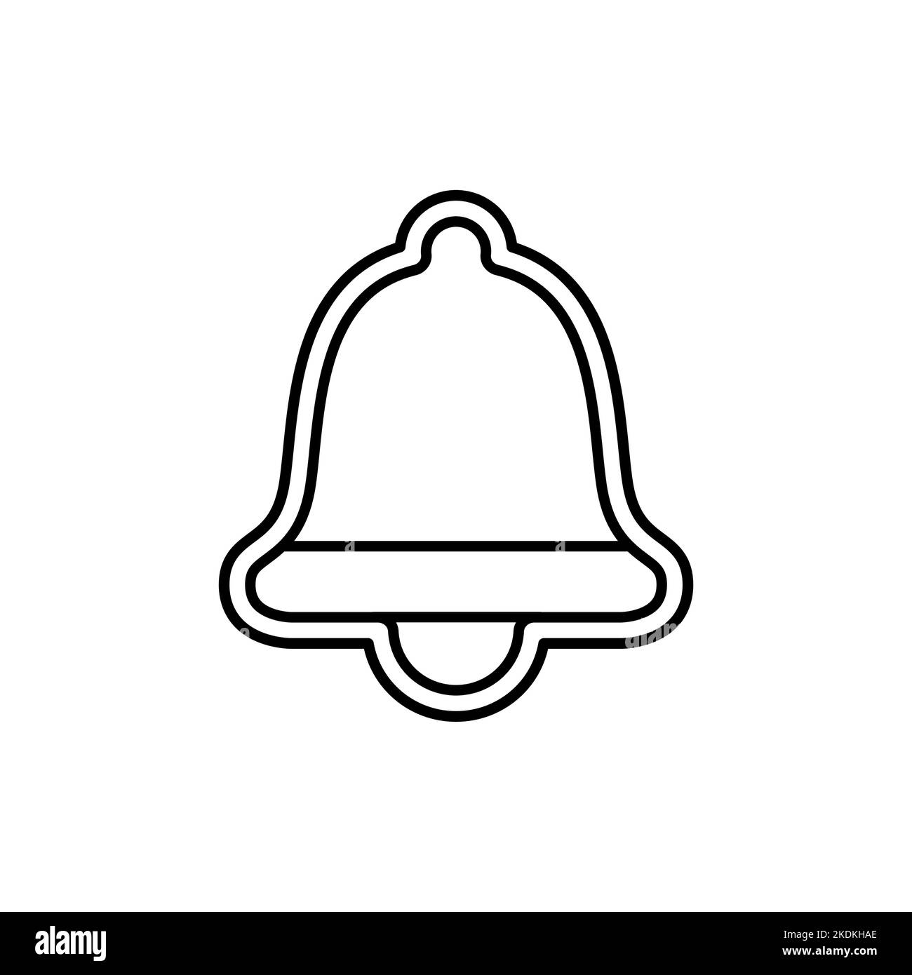 Cartoon bell Black and White Stock Photos & Images - Alamy