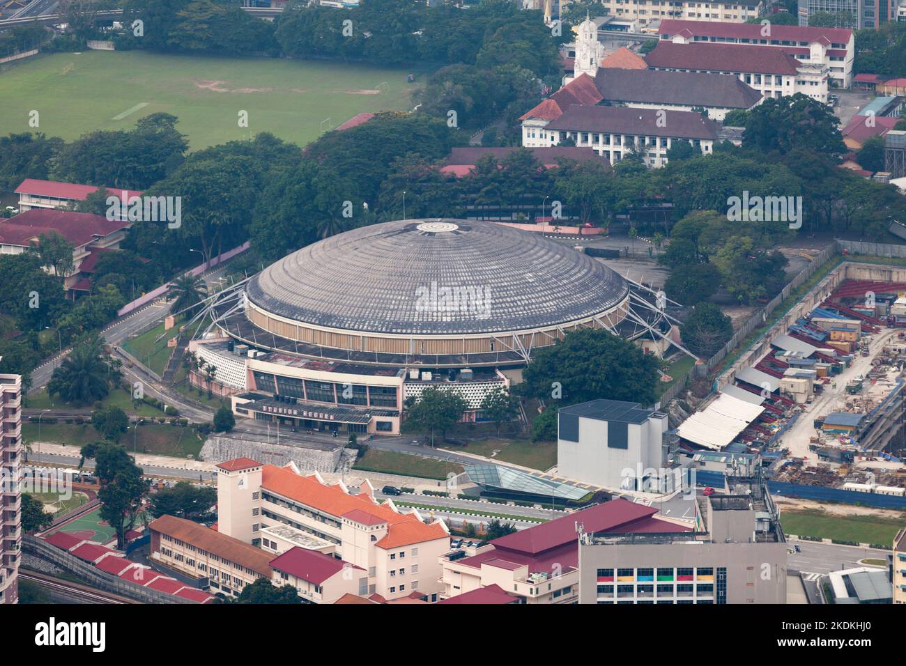 Kuala Lumpur, Malaysia - September 12 2018: Aerial view of the Stadium ...