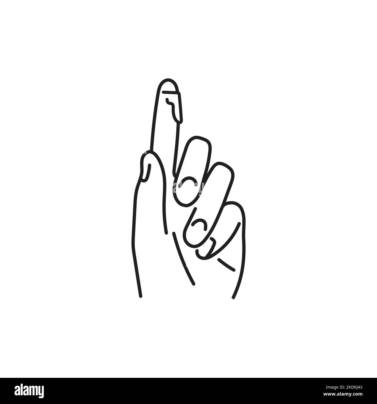 Blood from the finger color line icon. Injuries concept Stock Vector ...