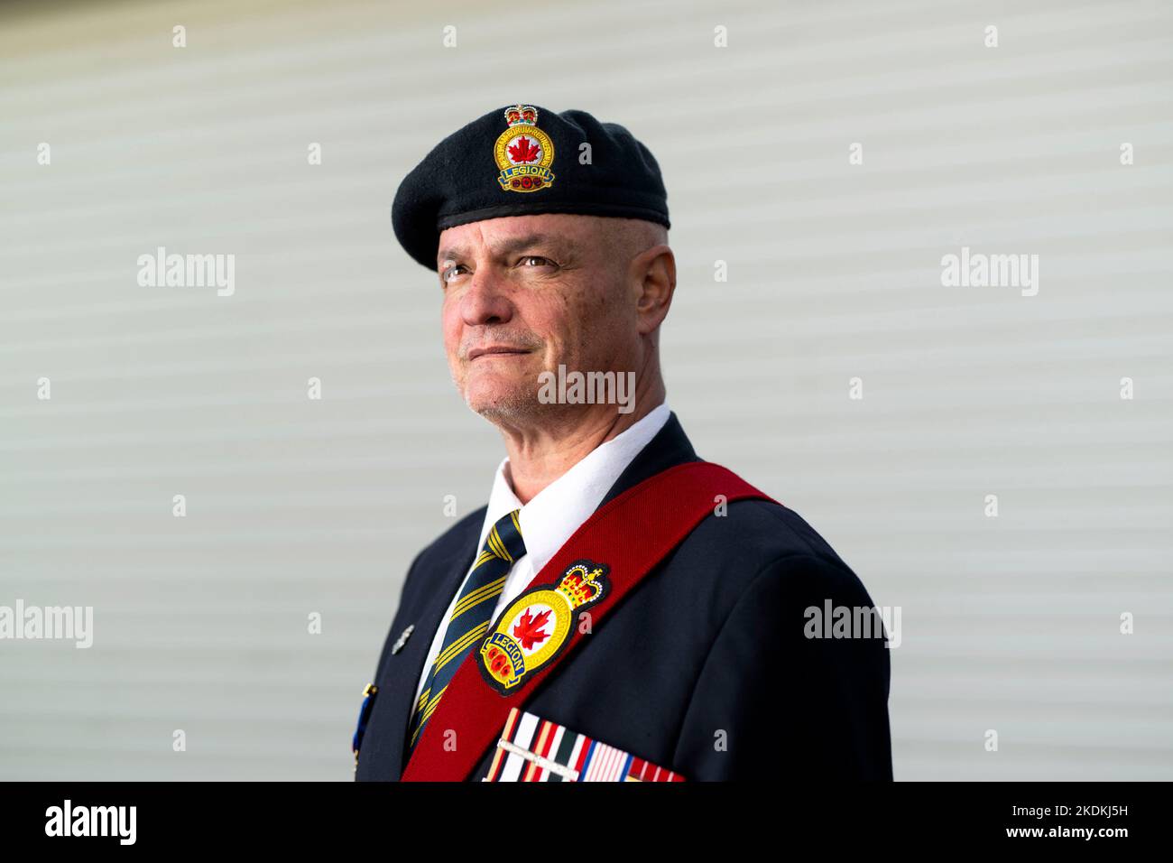 Chief Petty Officer First Class (retired) Jake McDavid stands in Ottawa ...