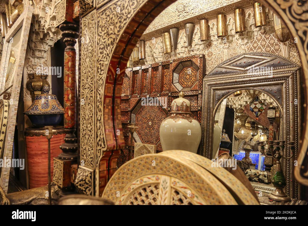 the most amazing Morocco Marrakech Bazaar Artisana Stock Photo - Alamy