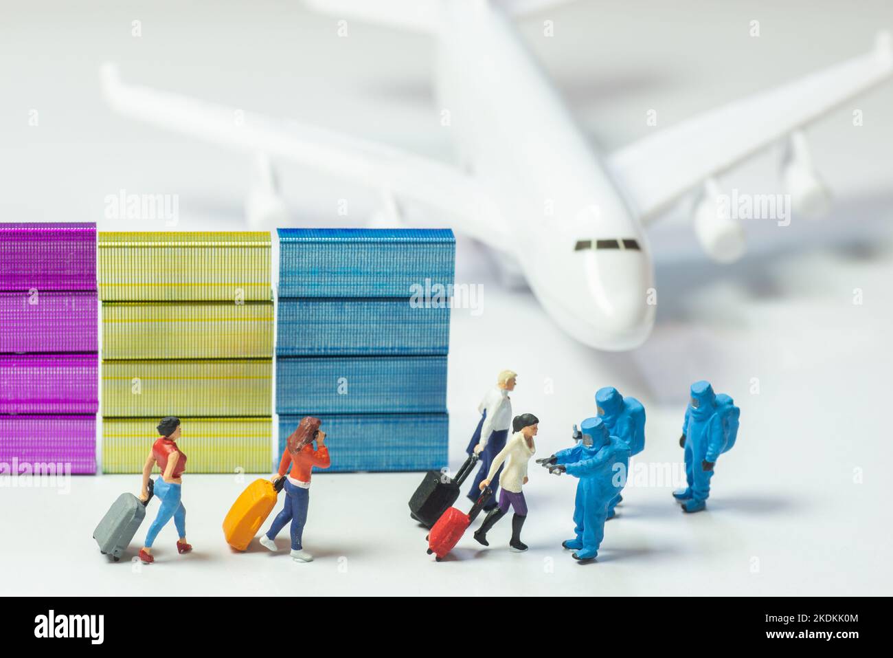 ILLUSTRATIVE EDITORIAL - Health airport screening concept images ...