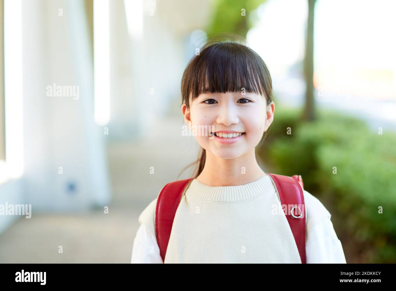 Japanese elementary school kid portrait Stock Photo - Alamy