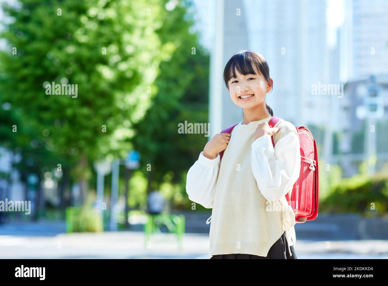 Japanese elementary school kid portrait Stock Photo - Alamy
