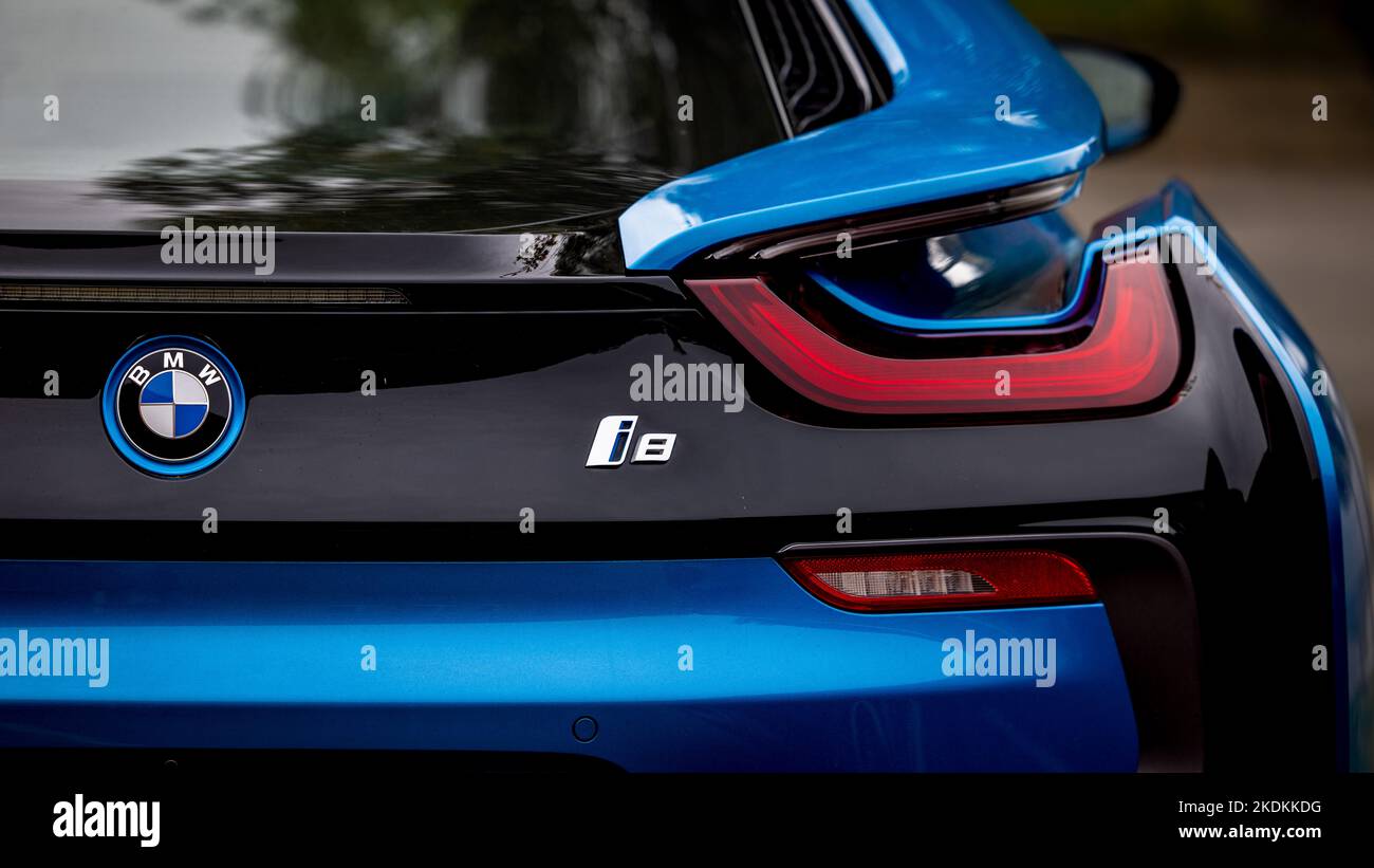 BMW i8 ‘SO10 SHH’ on display at the Scary Cars Assembly held at the ...