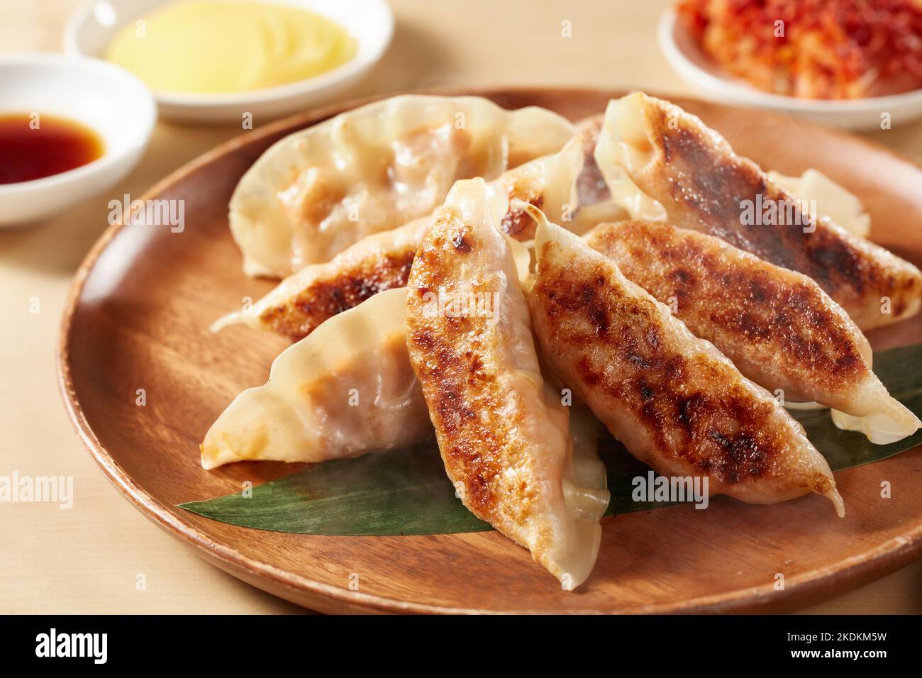 Korean kimchi dumplings hi-res stock photography and images - Alamy