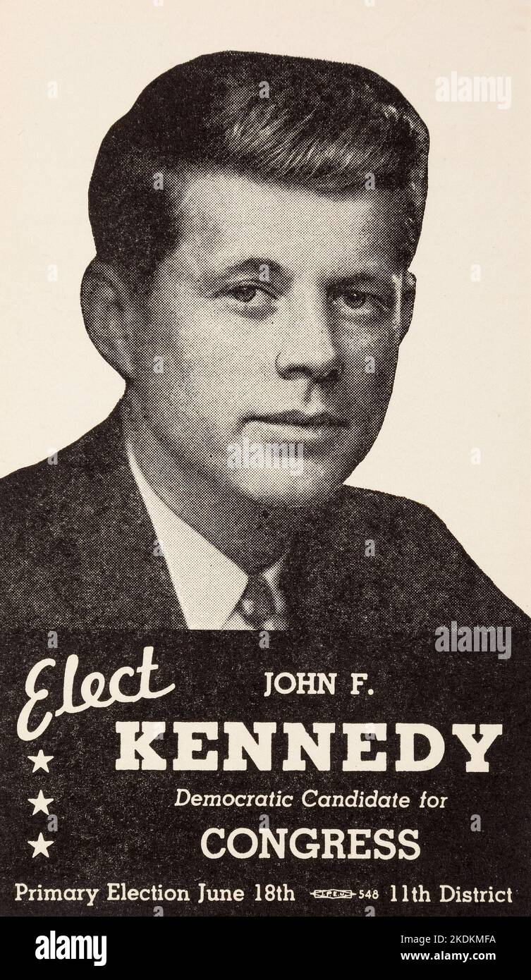 Campaign poster of john f kennedy hi-res stock photography and images ...
