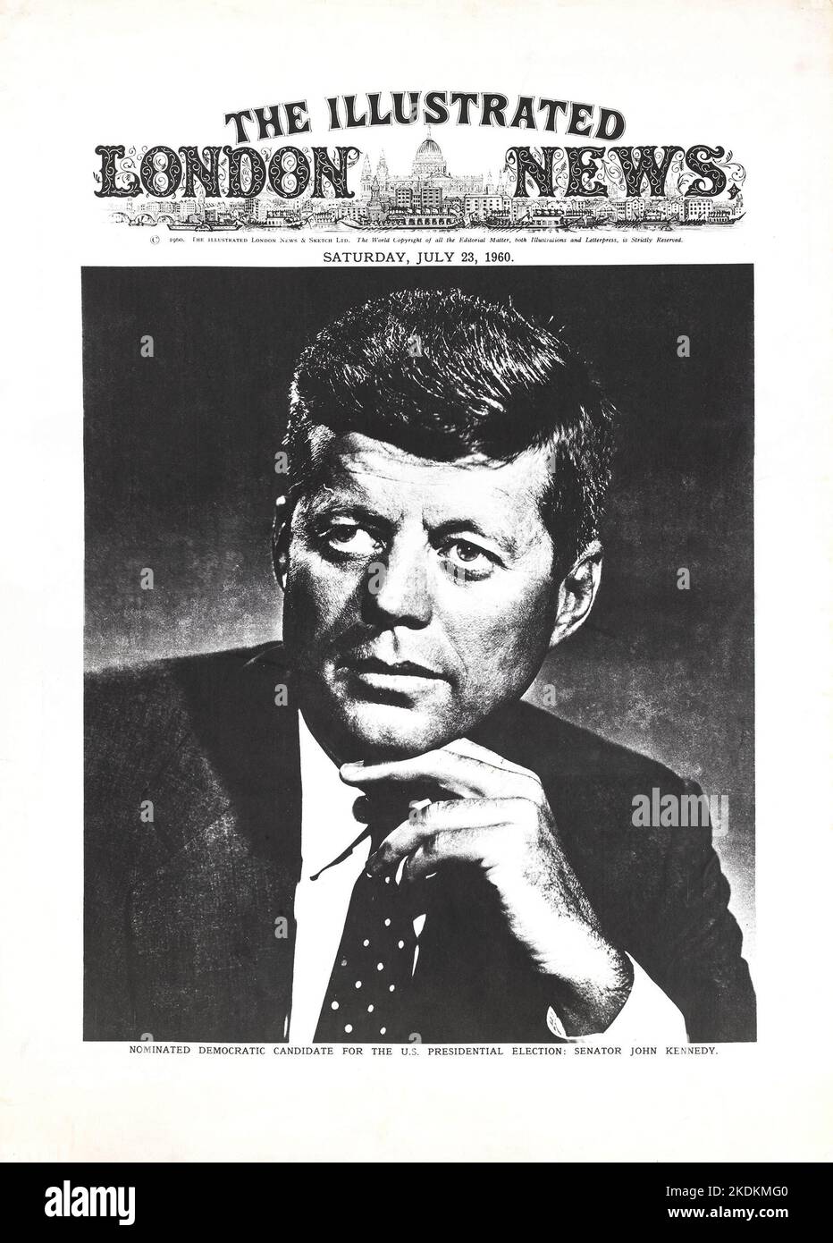 The Illustrated London News, July 23, 1960 - JFK John F Kennedy poster ...