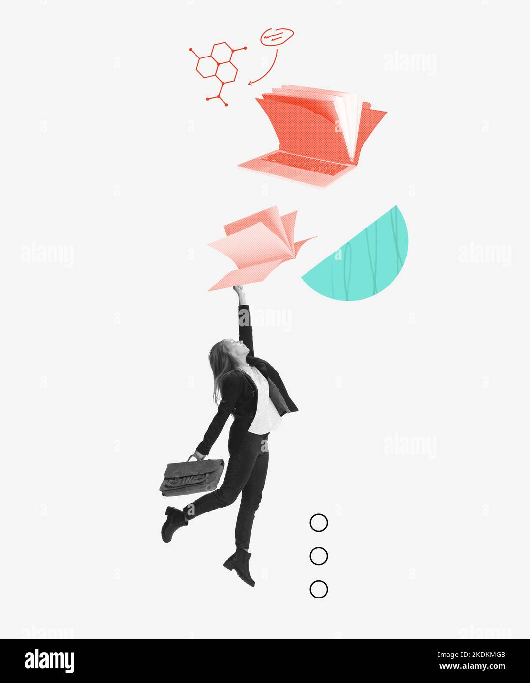 Student jumping steps hi-res stock photography and images - Alamy