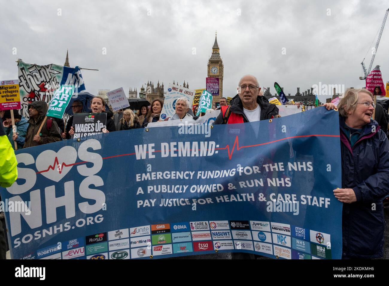 National demonstration against Tory governments' cost of living crisis ...