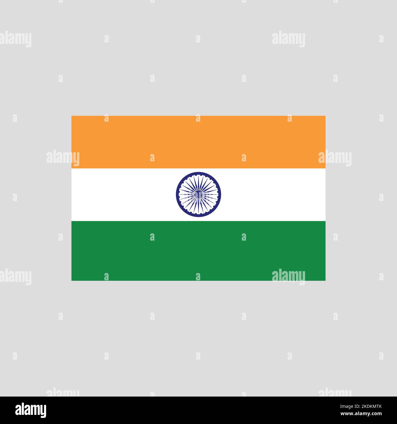 Flag of India color line element. Vector element for web page Stock ...
