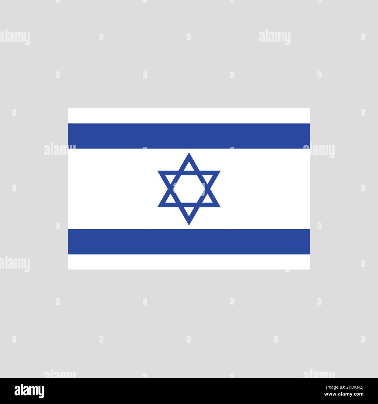 Flag of Israel color line element. Vector element for web page Stock ...