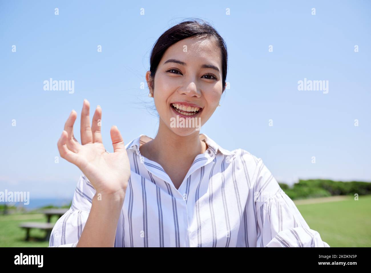 Young Japanese woman portrait Stock Photo - Alamy