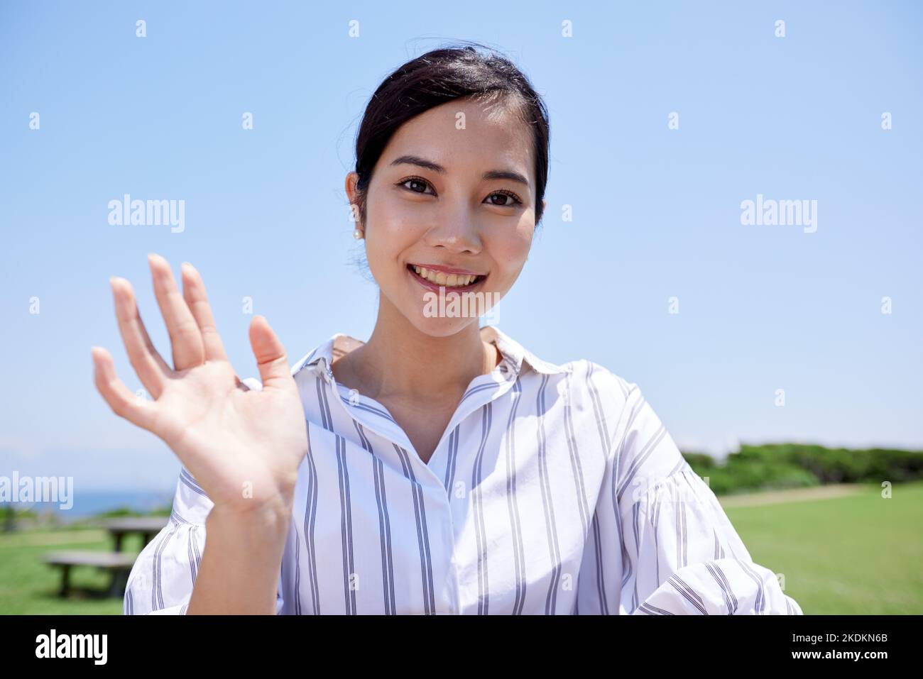 Young Japanese woman portrait Stock Photo - Alamy