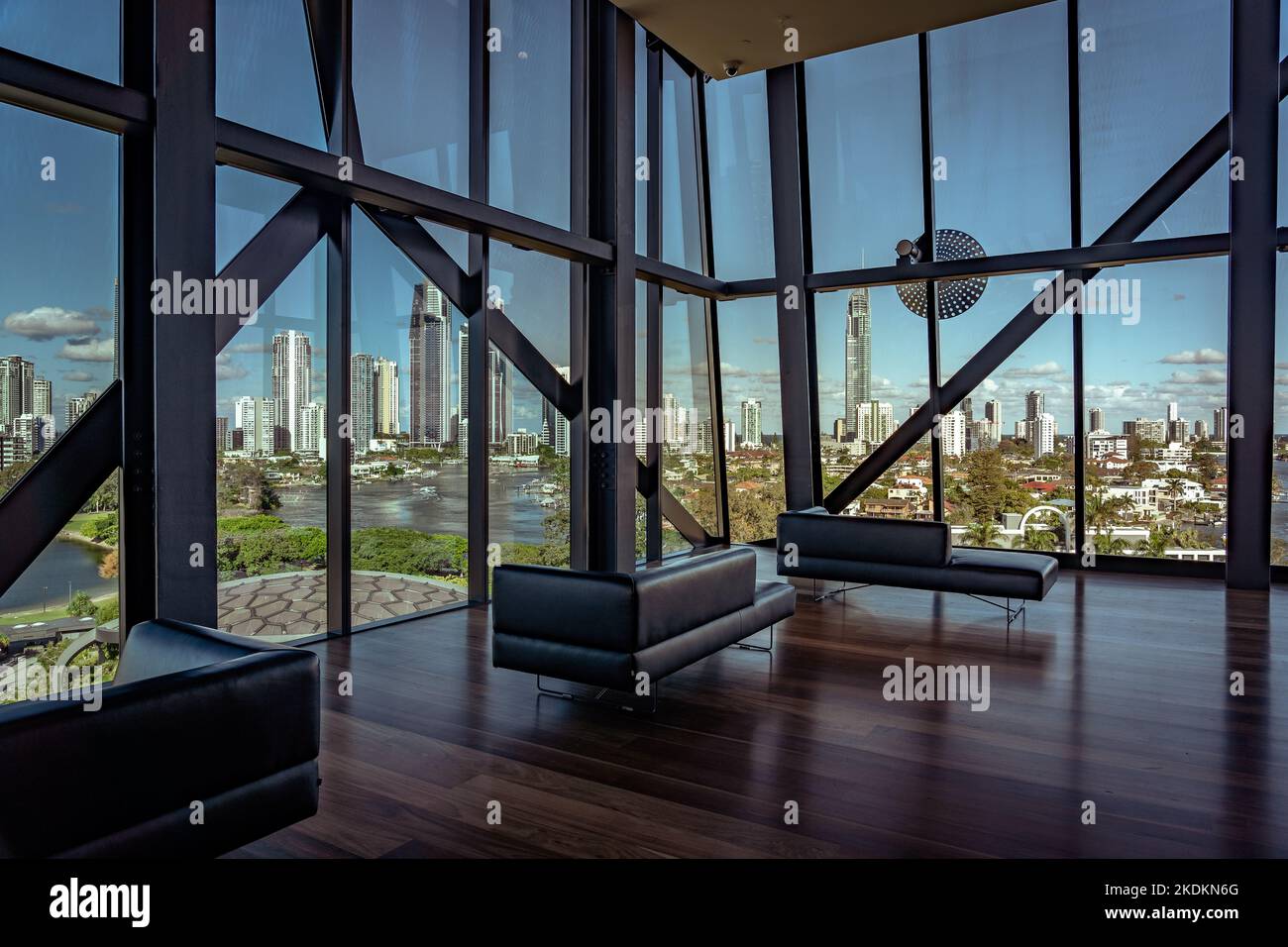 Gold Coast, Queensland, Australia - Surfers Paradise skyline as seen ...
