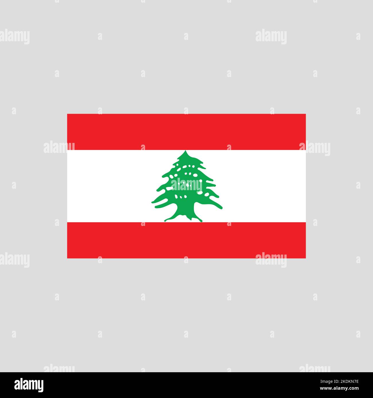 Flag of Lebanon color line element. Vector element for web page Stock ...