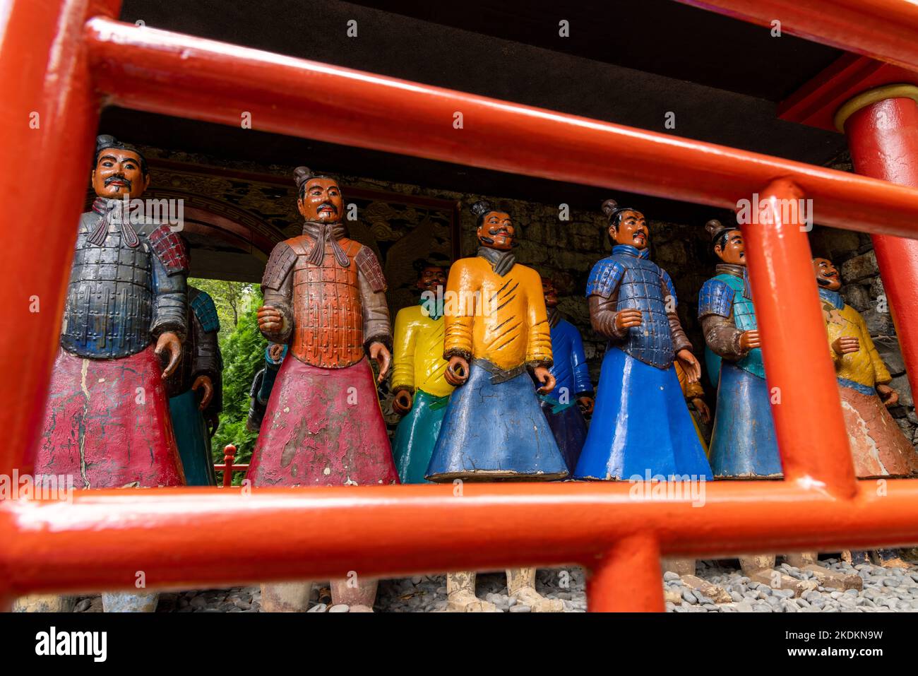 Japanese Figures, Monte Palace Gardens, Monte, Funchal, Madeira ...