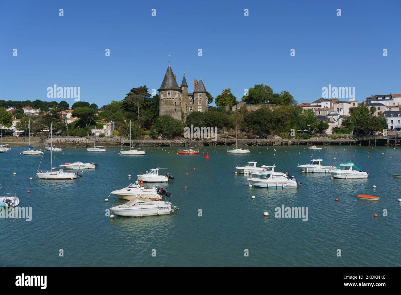 France, Pays de la Loire region, Loire-Atlantique, Pornic, port ...