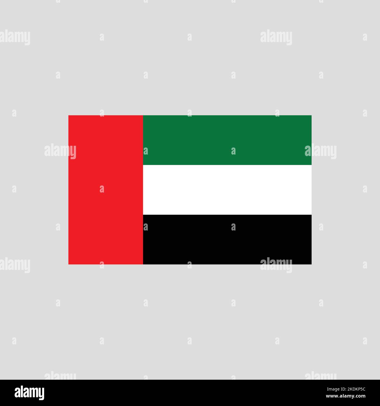Flag of United Arab Emirates color line element. Vector element for web ...