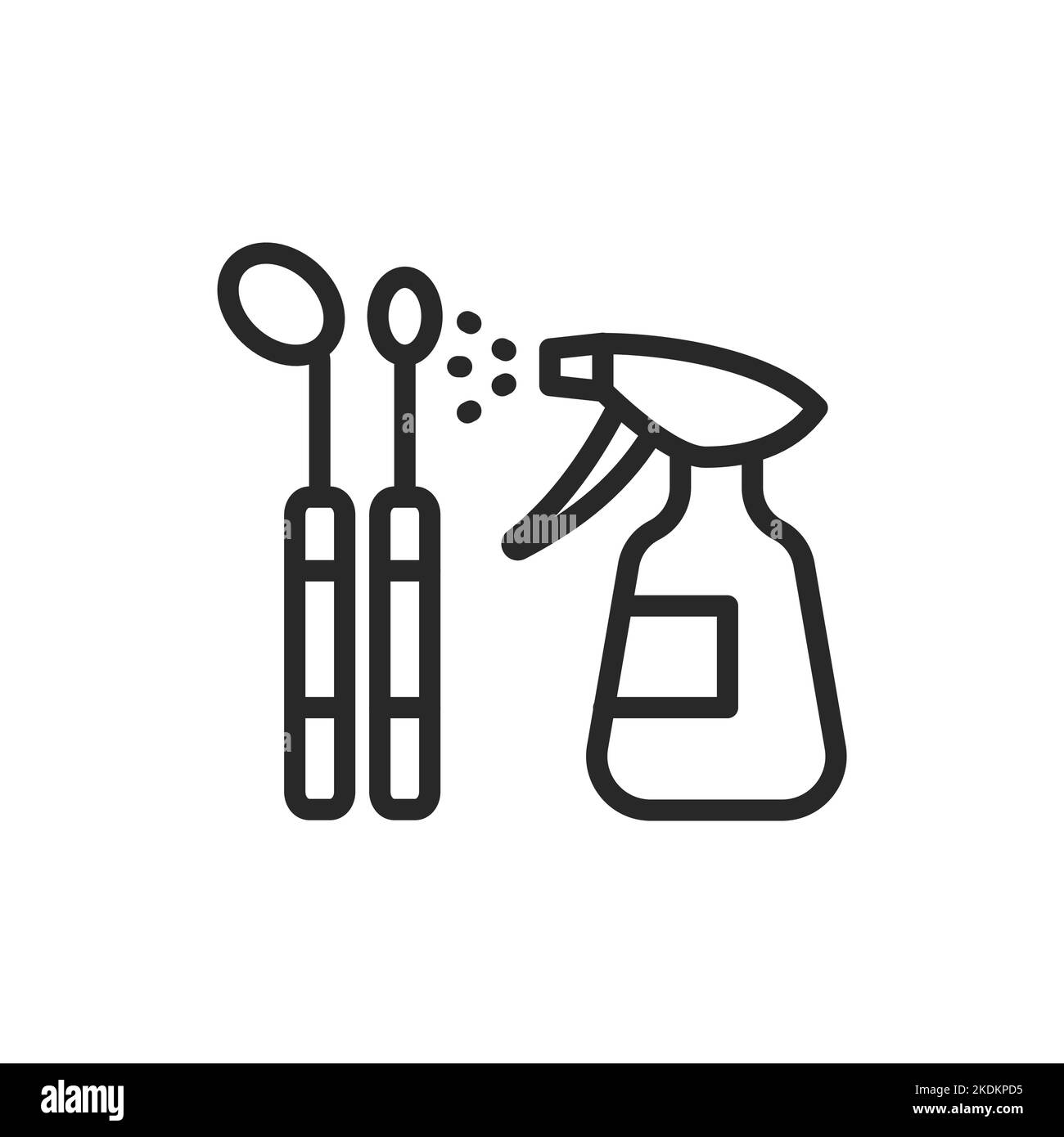Disinfection instruments color line icon. Isolated vector element Stock ... Disinfection instruments color line icon. Isolated vector element Stock ...