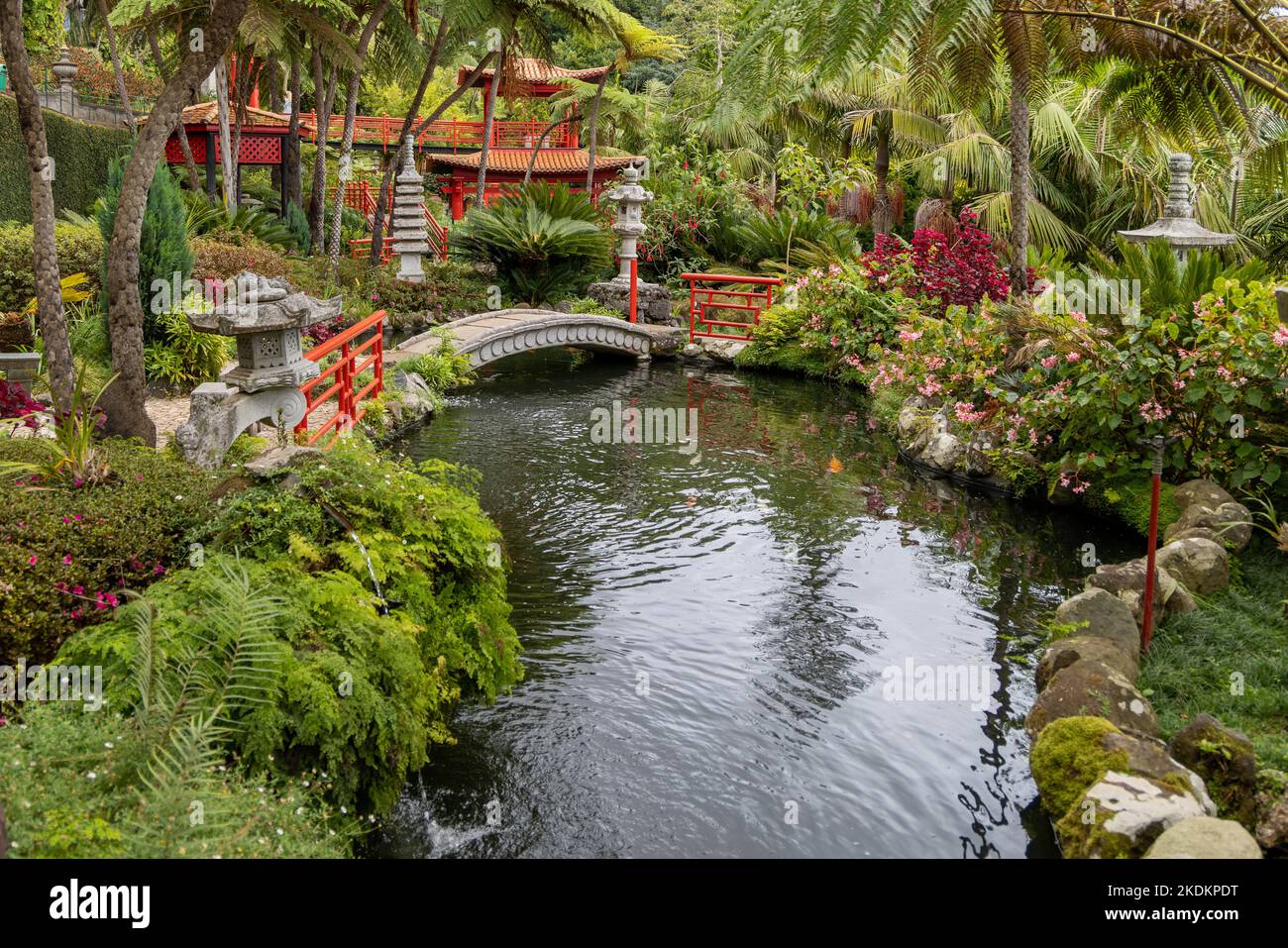Monte Palace Gardens, Monte, Funchal, Madeira, Portugal Stock Photo - Alamy