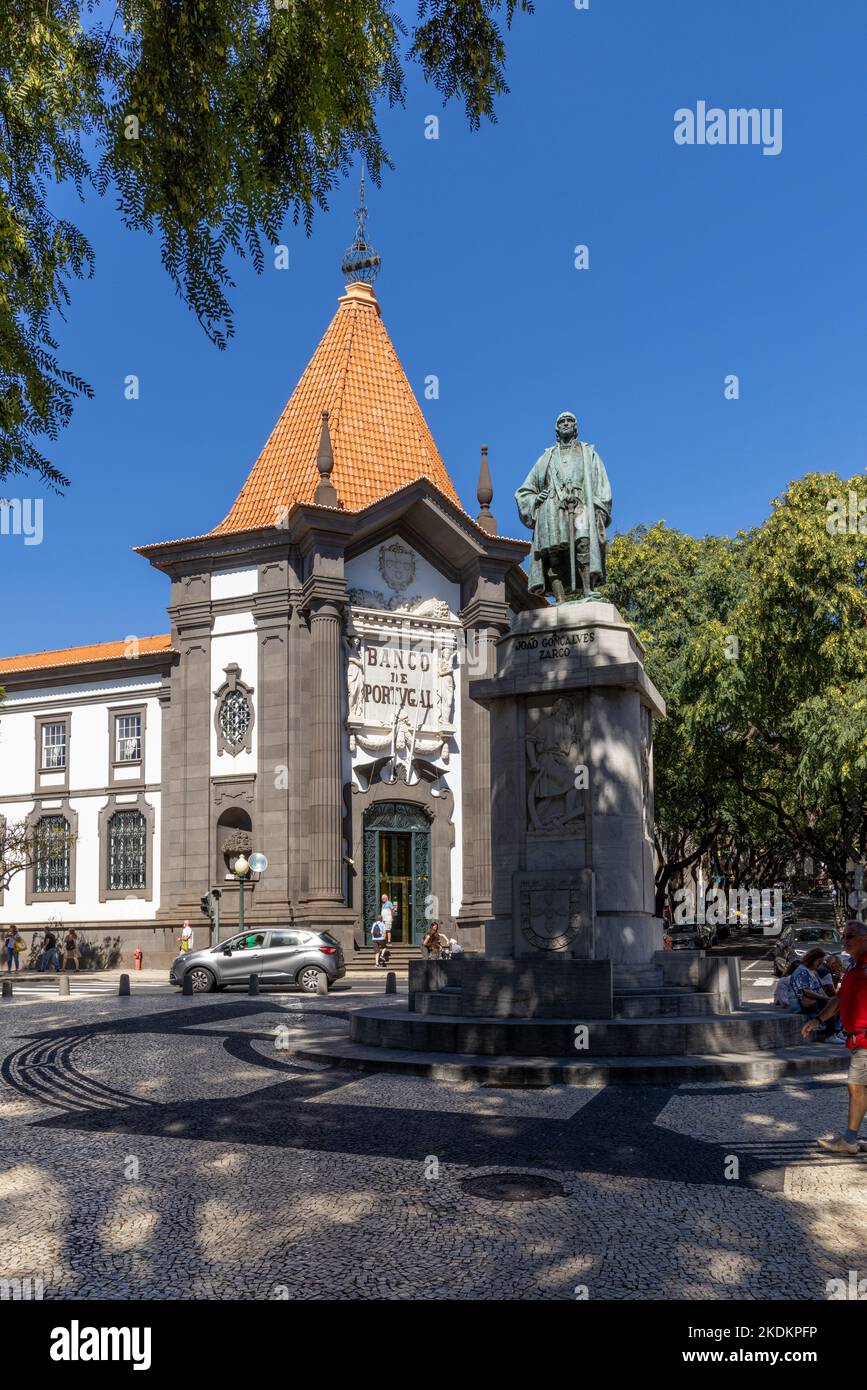 Banco de Portugal Building, Funchal, Madeira, Portugal Stock Photo - Alamy