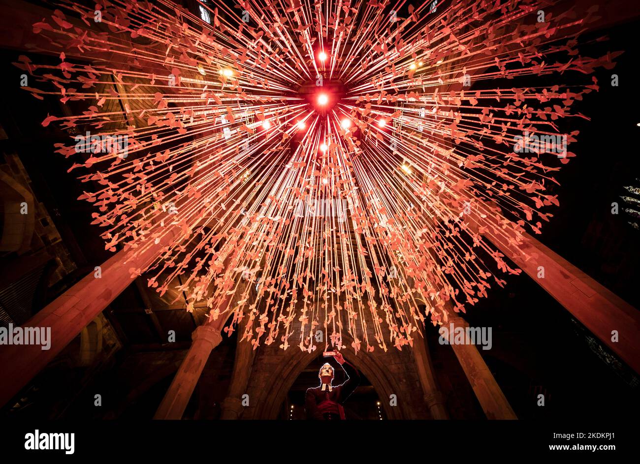 Canon Geoffrey Harbord Precentor of Sheffield Cathedral takes a ...