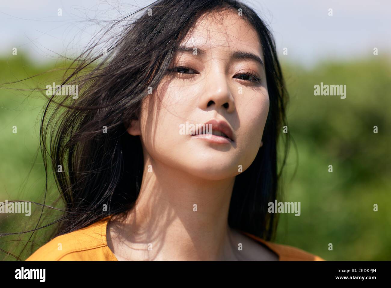 Young Japanese woman portrait Stock Photo - Alamy