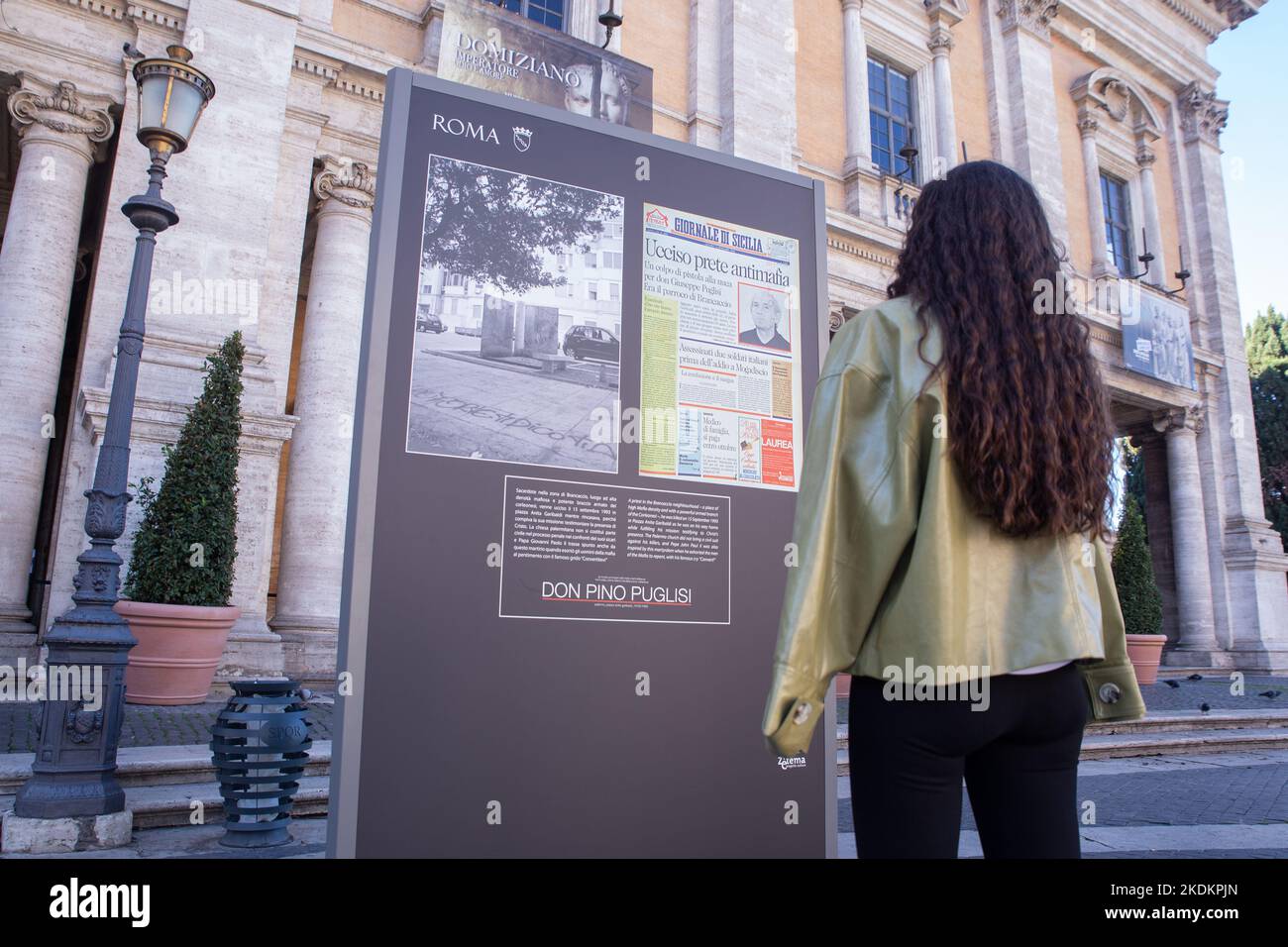 Rome, RM, Italy. 7th Nov, 2022. Inauguration of exhibition ''The Mafia ...