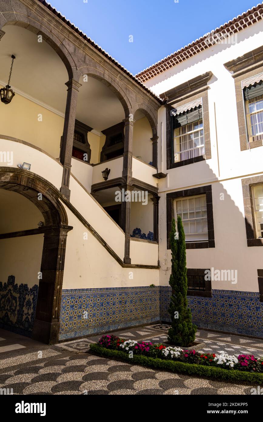 Town Hall Building, Praça do Município, Funchal, Madeira, Portugal ...
