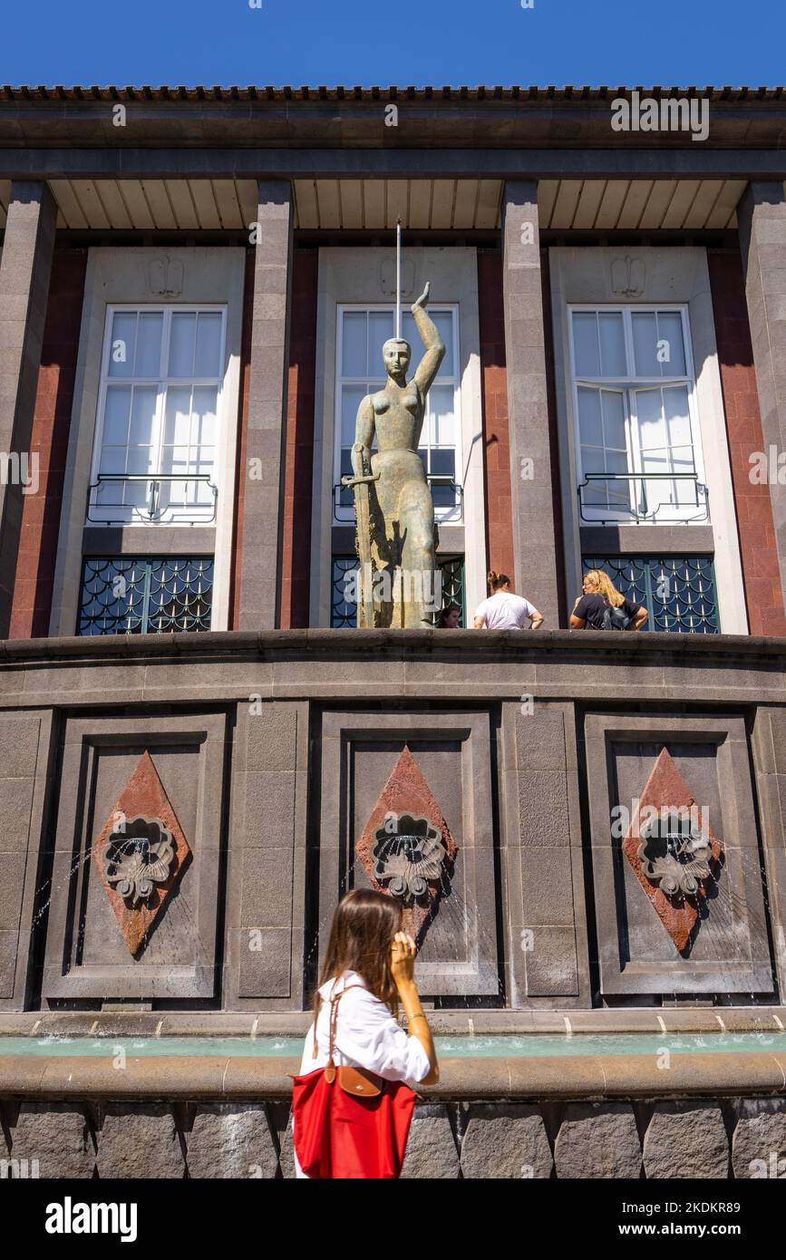 Court Building, Funchal, Madeira, Portugal Stock Photo - Alamy