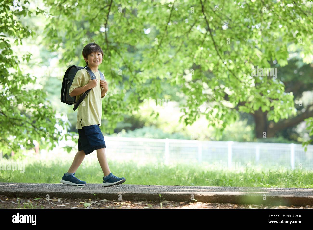 Japanese kid at city park Stock Photo - Alamy