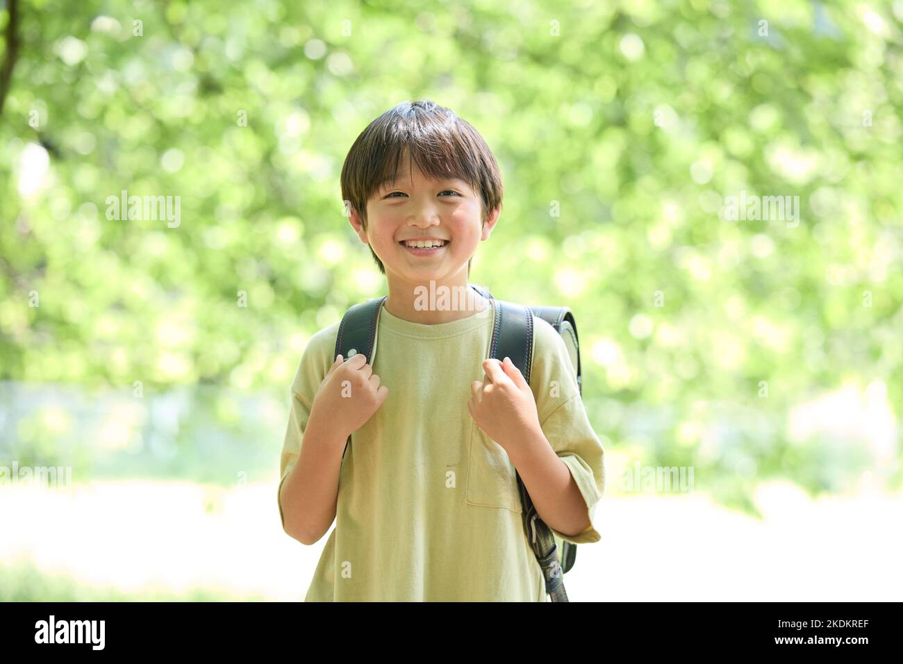 Japanese kid at city park Stock Photo - Alamy