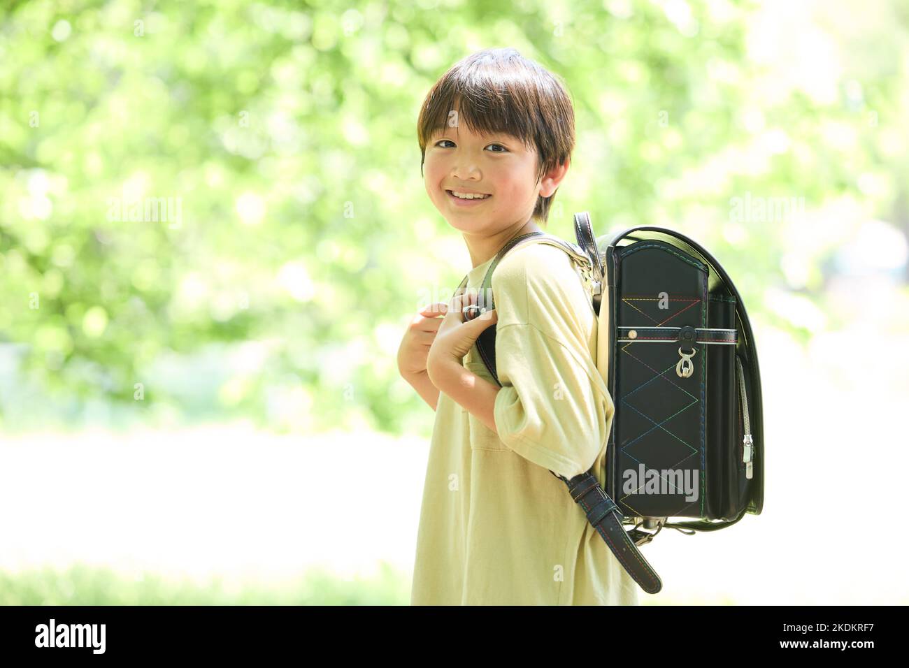 Japanese kid at city park Stock Photo - Alamy