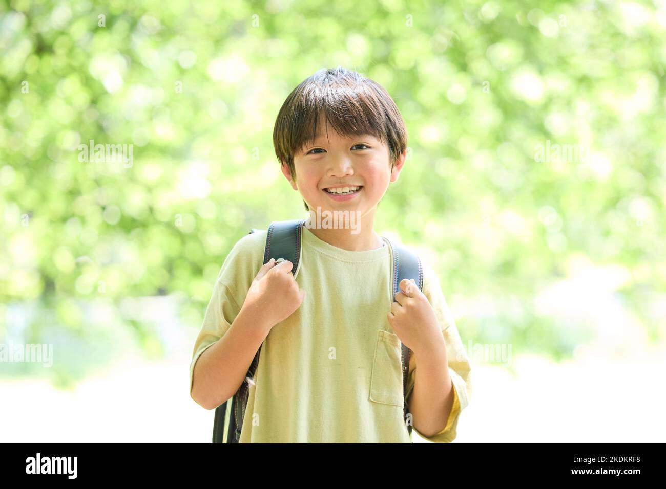 Japanese kid at city park Stock Photo - Alamy