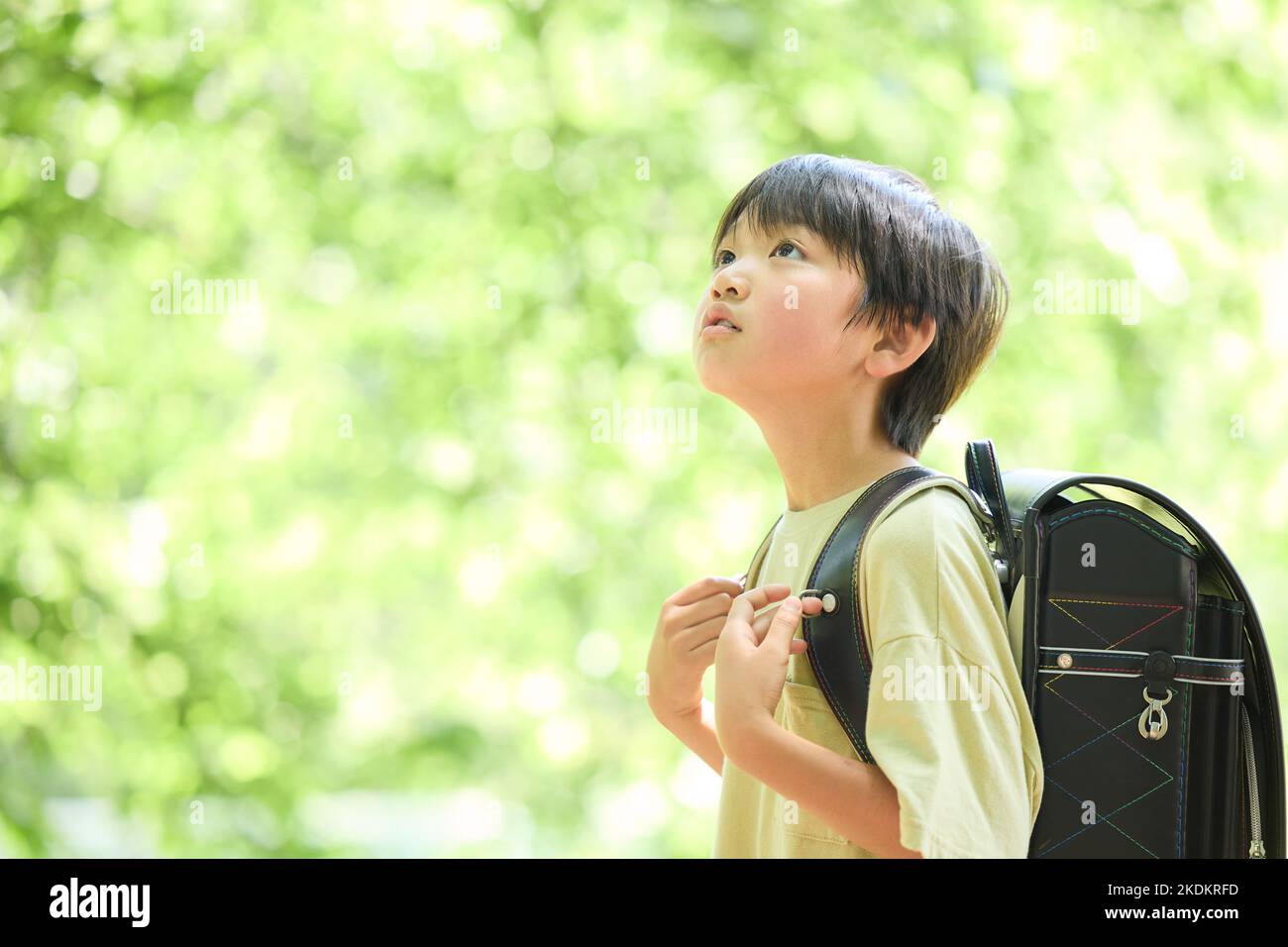 Japanese kid at city park Stock Photo - Alamy