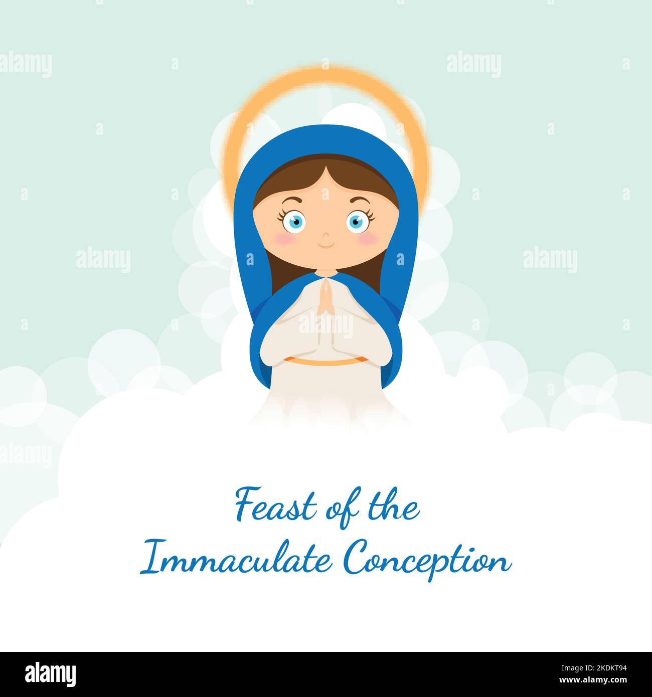Feast of the Immaculate Conception background Stock Vector Image & Art ...