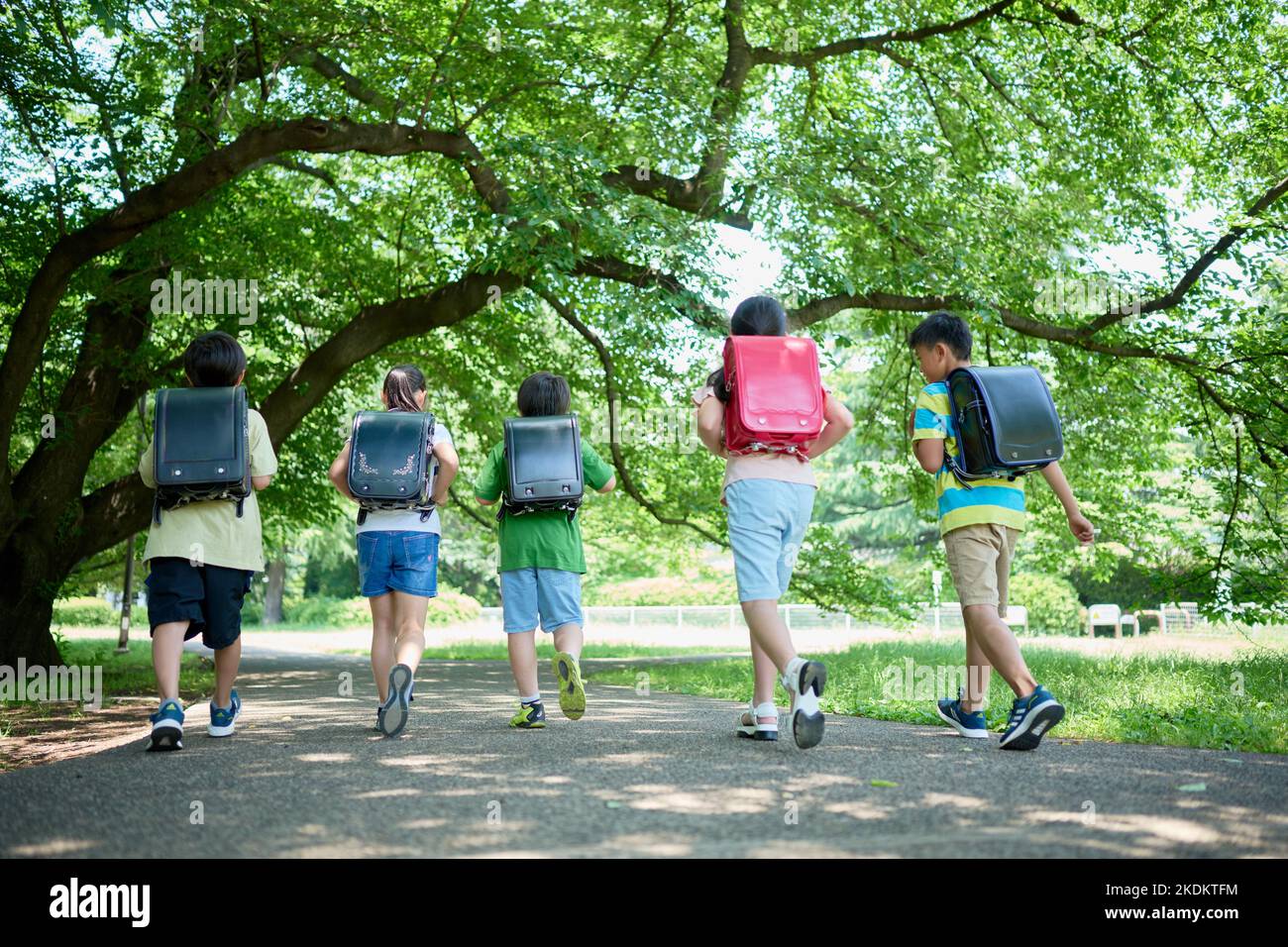 Japanese kids at city park Stock Photo - Alamy