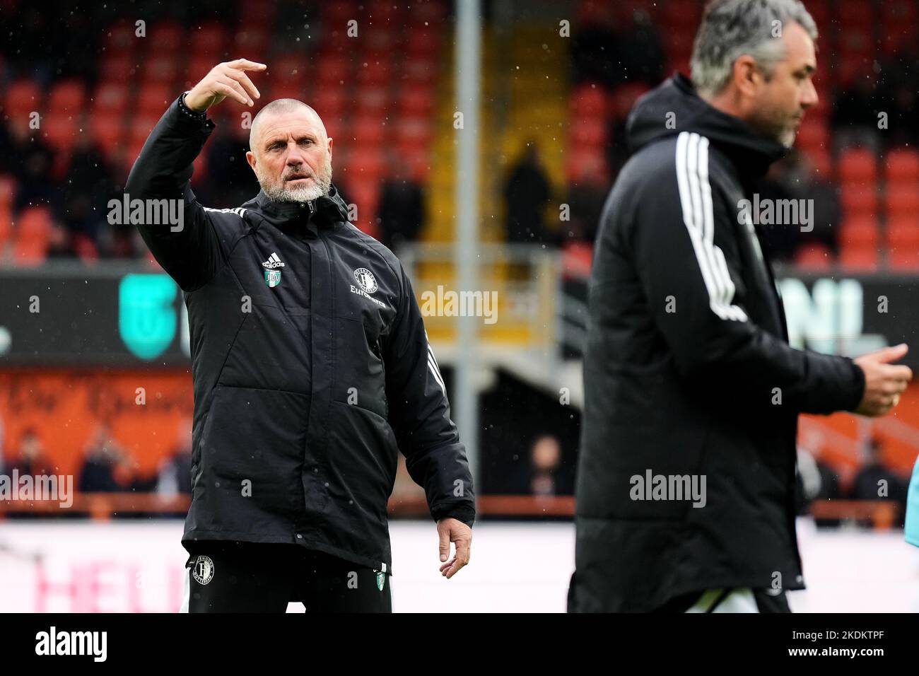 Volendam - Feyenoord assistent-trainer John de Wolf during the match ...
