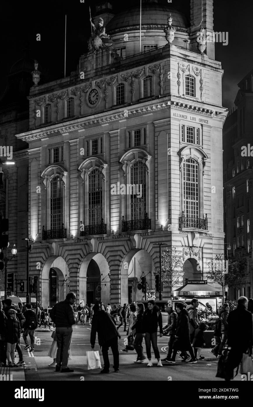 London West End at Night Stock Photo - Alamy