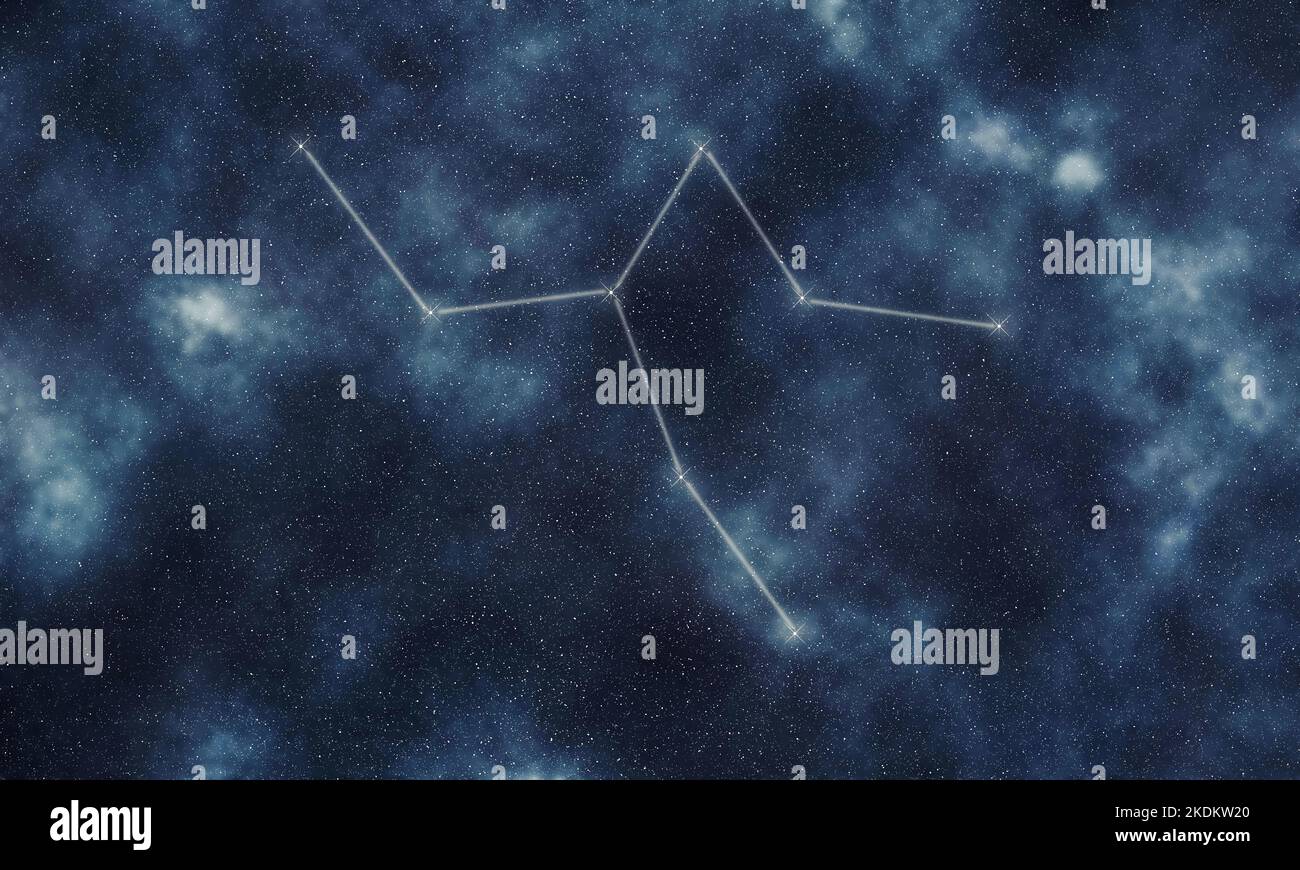 Camelopardalis Star Constellation, Night Sky, Constellation Lines ...