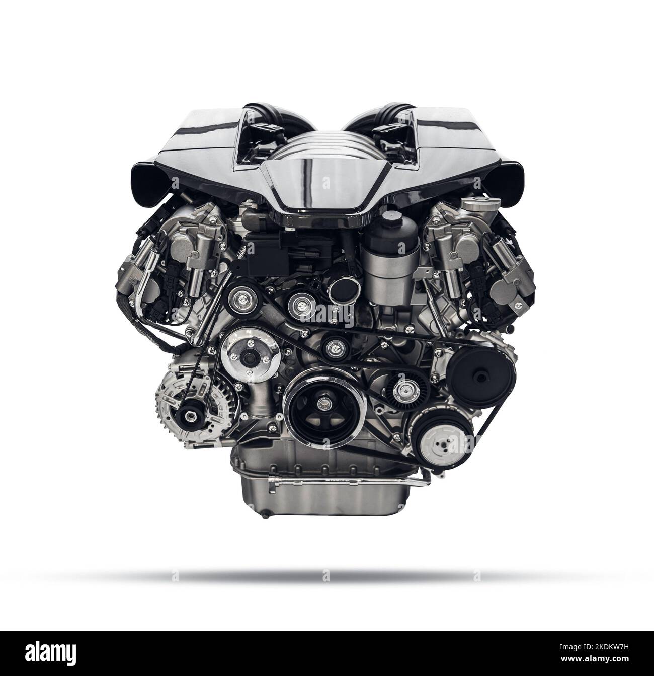Car v8 engine motor automobile Cut Out Stock Images & Pictures - Alamy