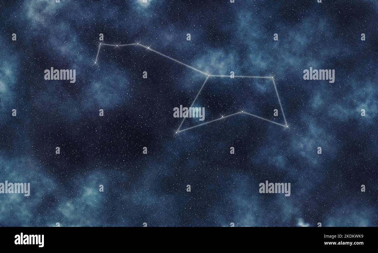 Puppis Star Constellation, Night Sky, Constellation Lines Poop Deck ...