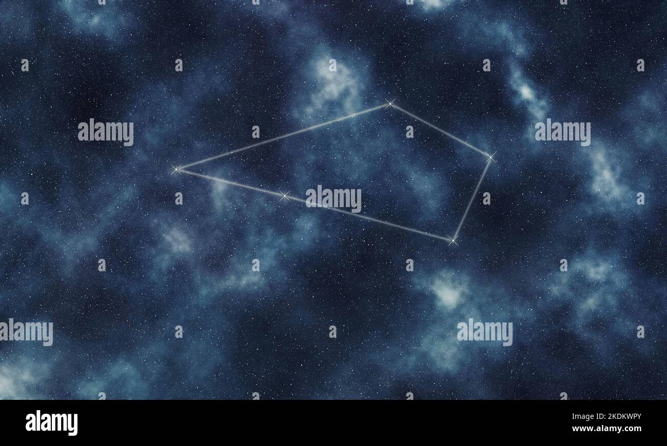 Sculptor Star Constellation, Night Sky, Constellation Lines Sculptor ...