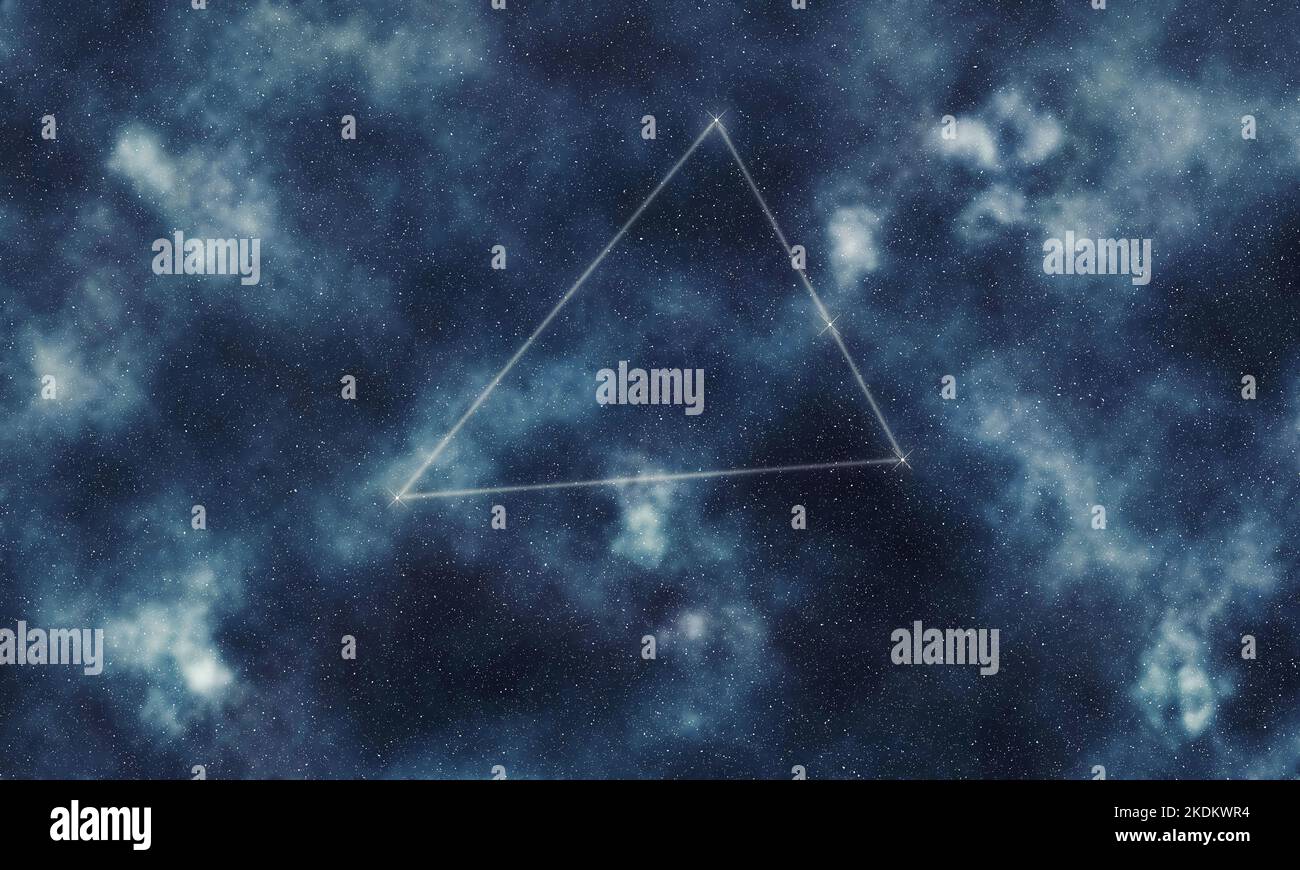 Triangulum Australe Star Constellation, Night Sky, Constellation Lines ...